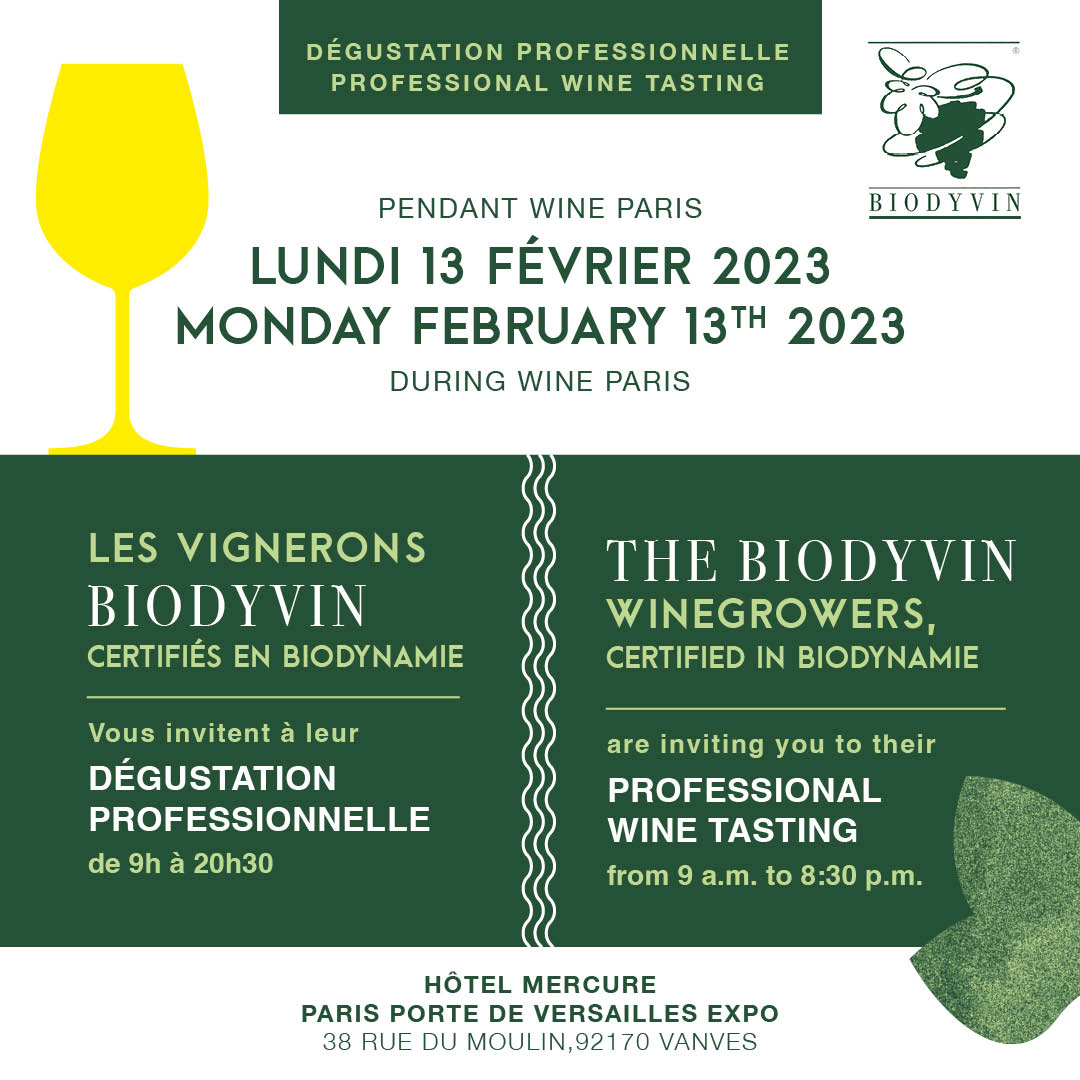TASTING WITH BIODYVIN IN PARIS - Château Mazeyres